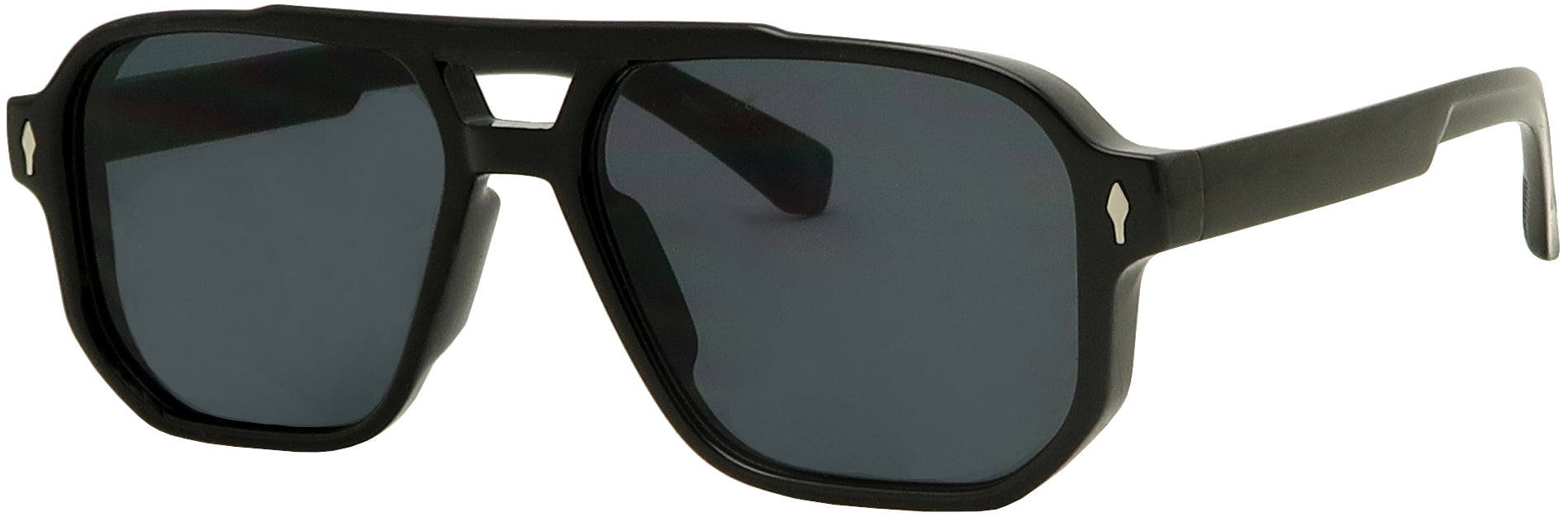 3723SD - Wholesale Unisex Plastic Aviator Frame Sunglasses